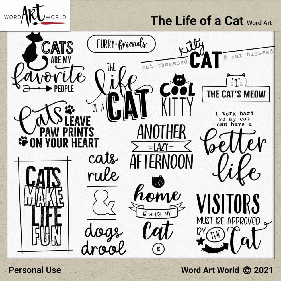 Page Titles - Word Art World