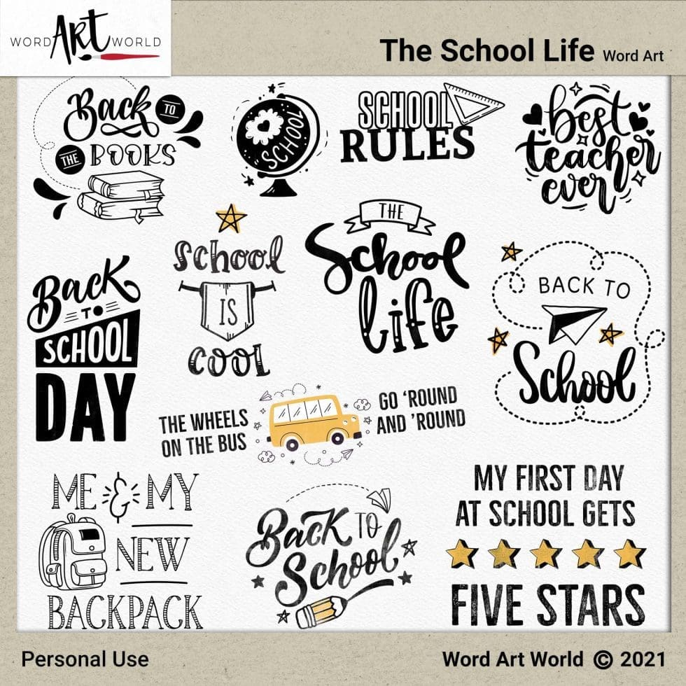 Printables - Word Art World
